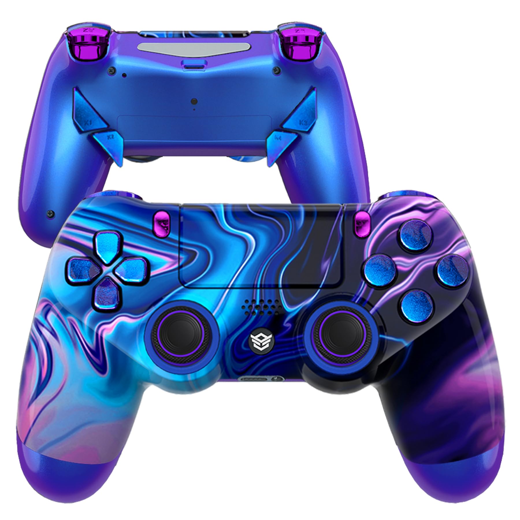 Amazon.com: HEXGAMING NEW EDGE Wireless Controller Compatible with ps4 ...