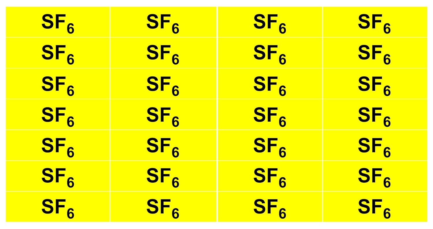 Amazon.com: SF6_Gas Pipe Tubing Labels_ 3/8" Height, 1 1/2" Width ...