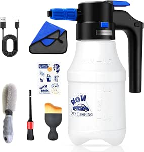 Amazon.com: Sylvonette Battery Foam Sprayer Electric Foamer Sprayer Car ...