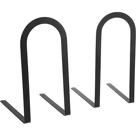 Amazon.com: 2 Pcs Natural Bamboo Bookend Large Capacity Office Book ...