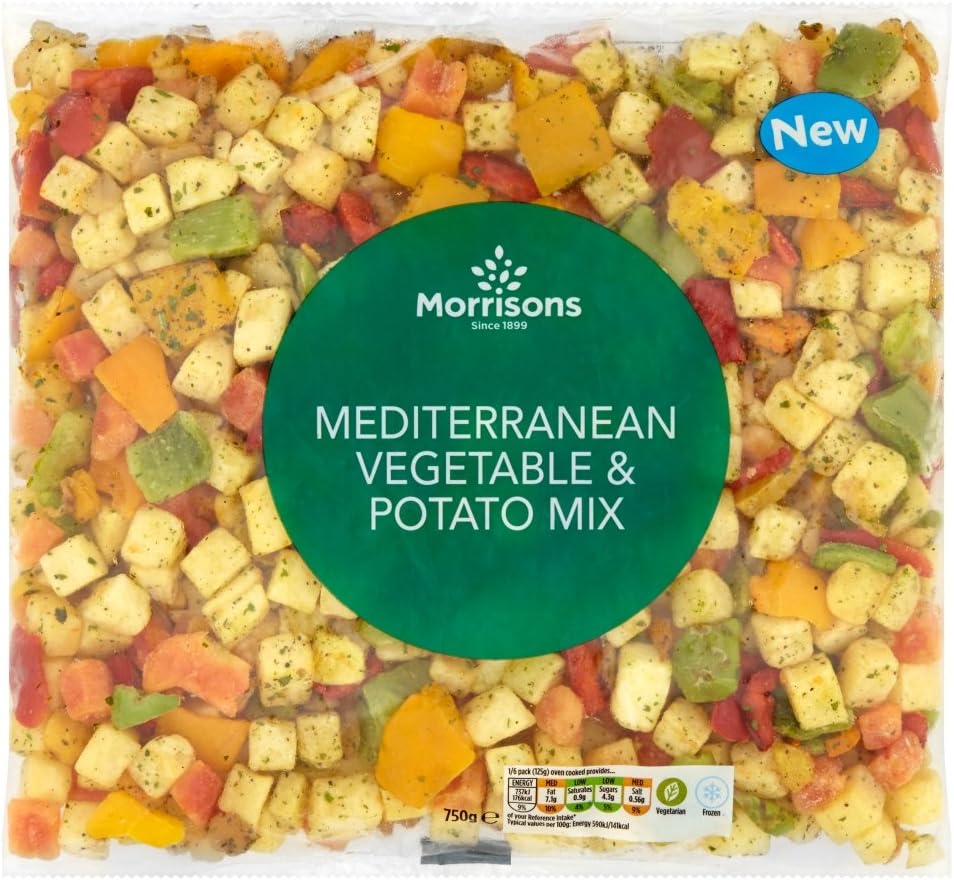 Morrisons Mediterranean Vegetable & Potato Mix, 750g (Frozen) : Amazon ...