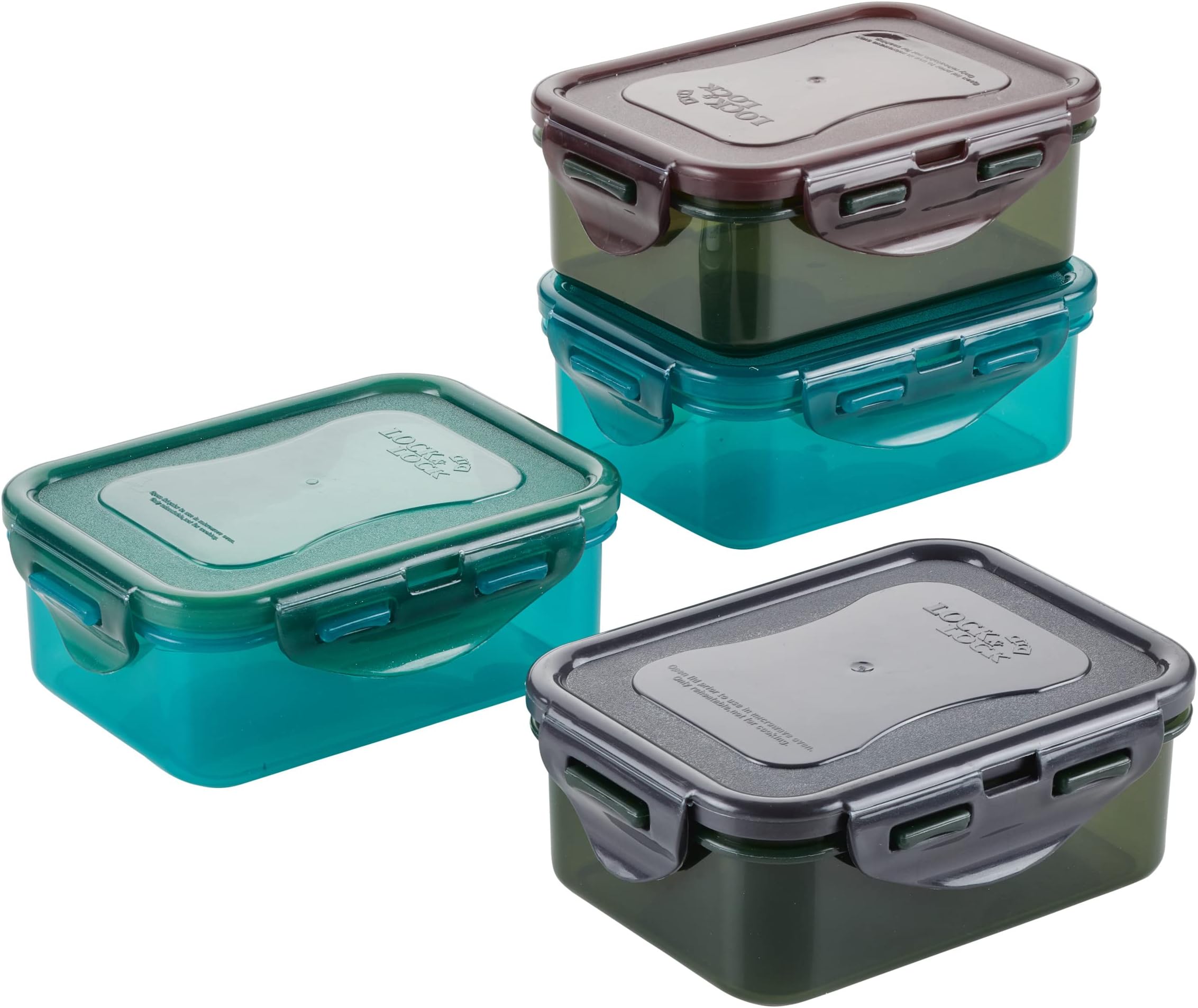 Amazon.com: NADOBA Mini Lock-Top Snack Containers set of 6 colors may ...