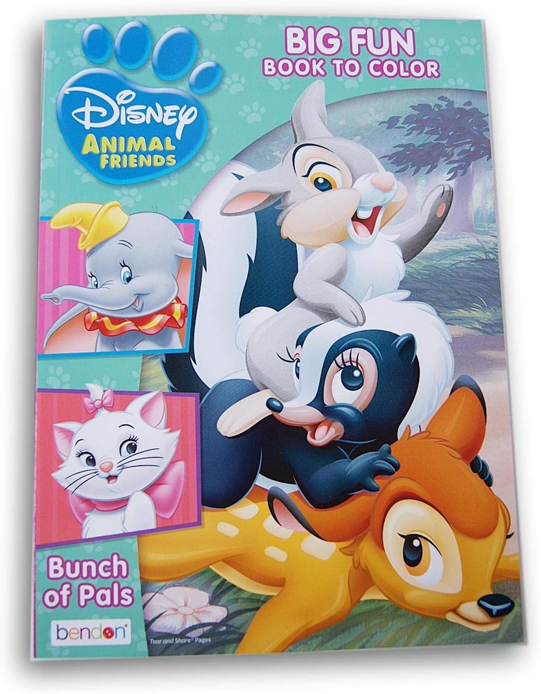 Animal Friends Big Fun Book to Color - 96 Pages - Includes 101 ...