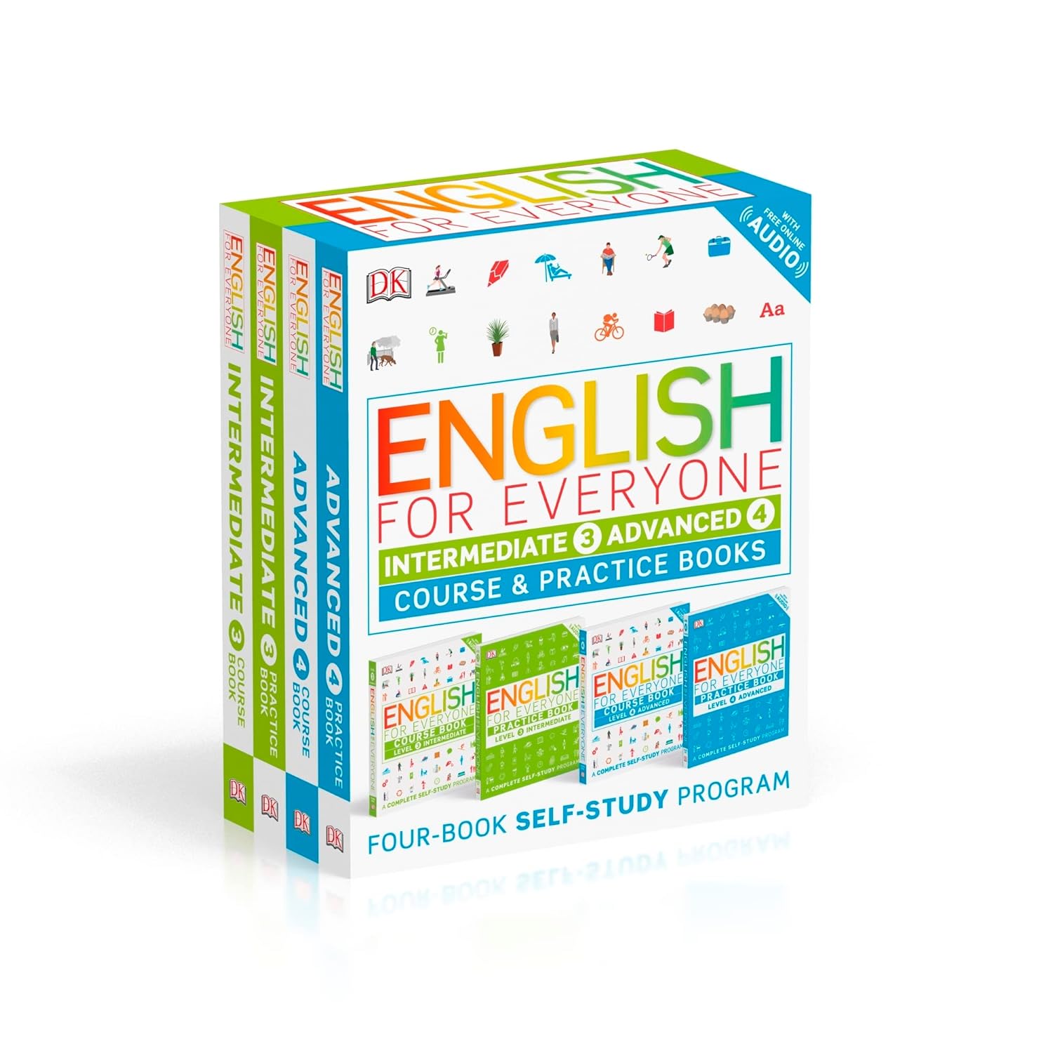 English for Everyone: Intermediate to Advanced Box Set - Level 3 & 4 ...