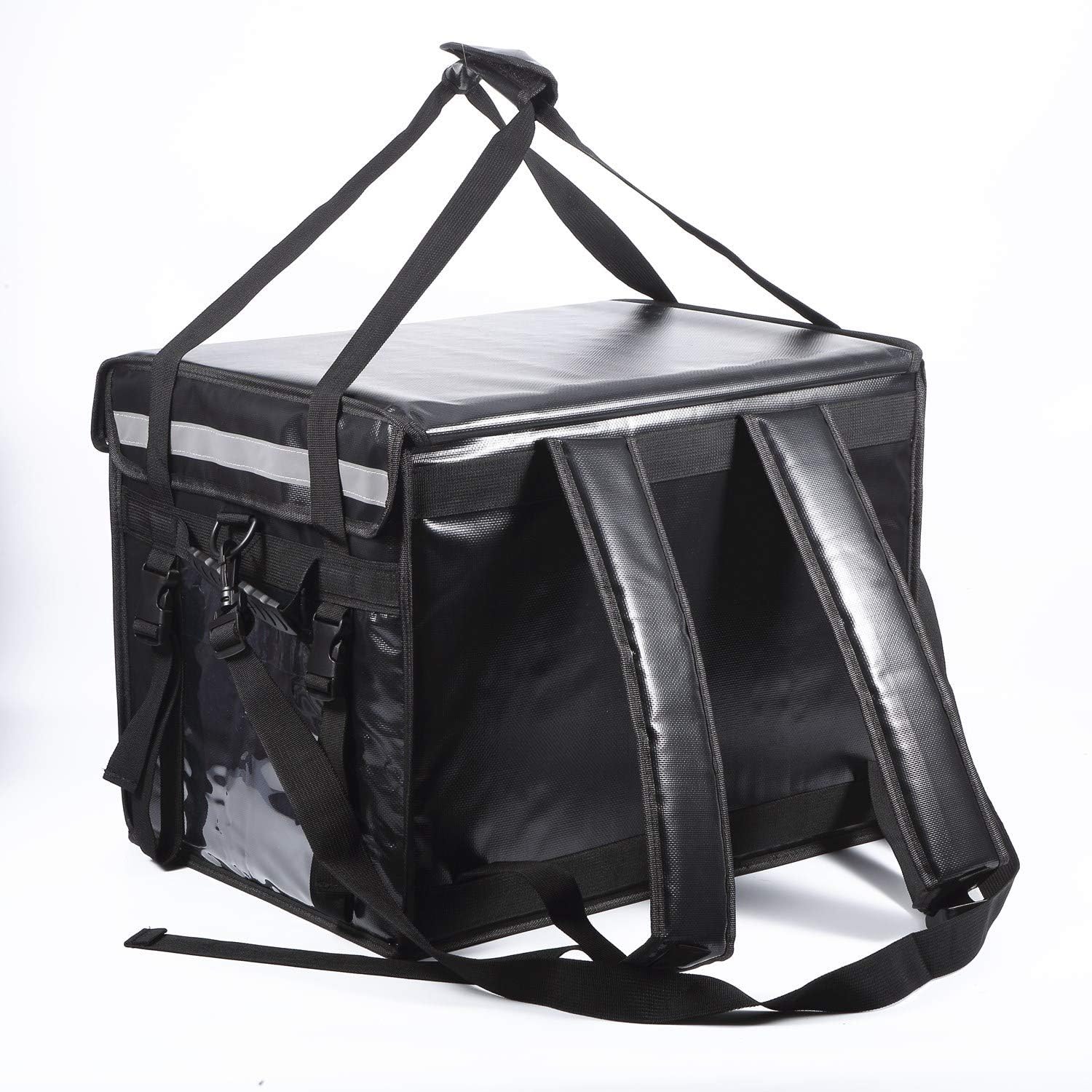 Insulated Food Delivery Backpack, 62L Water Resistant Cooler Bag ...