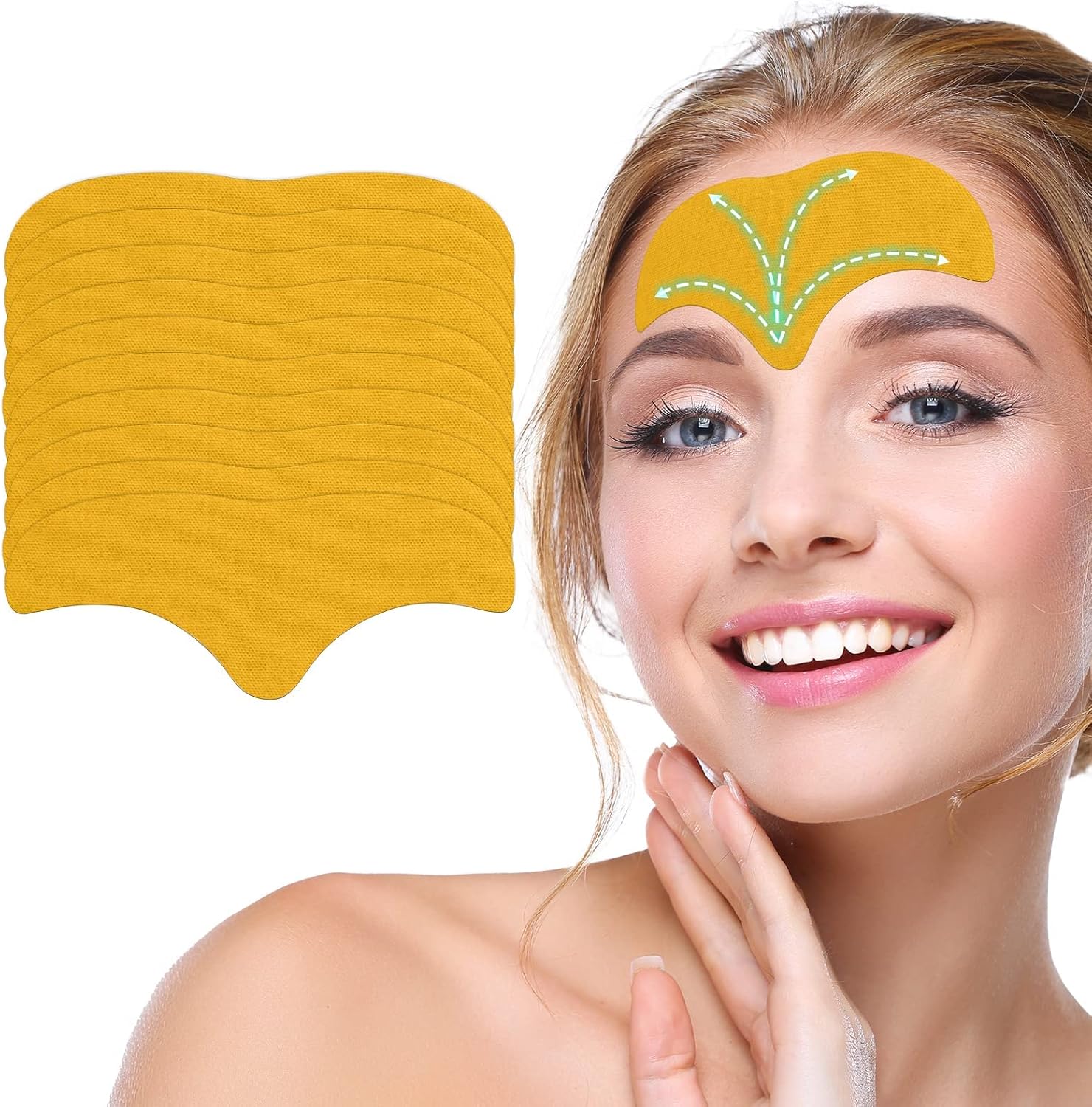 Forehead-Wrinkle-Patches Face-Wrinkle-Patches 10-PCS-Smooth-Forehead-to ...
