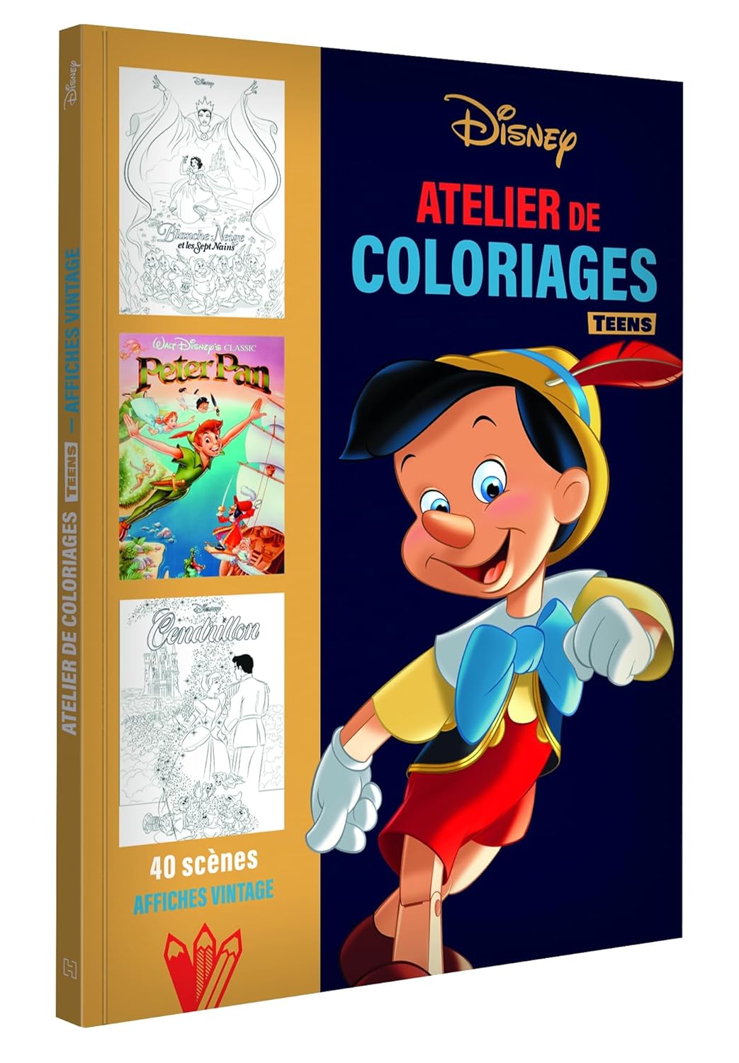 Amazon.com: DISNEY TEENS - Atelier de coloriages - Affiches Vintage ...