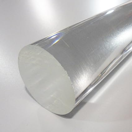 Amazon.com: Acrylic Cast Round Rod, Clear, 1-1/2" Thick, 48" L ...