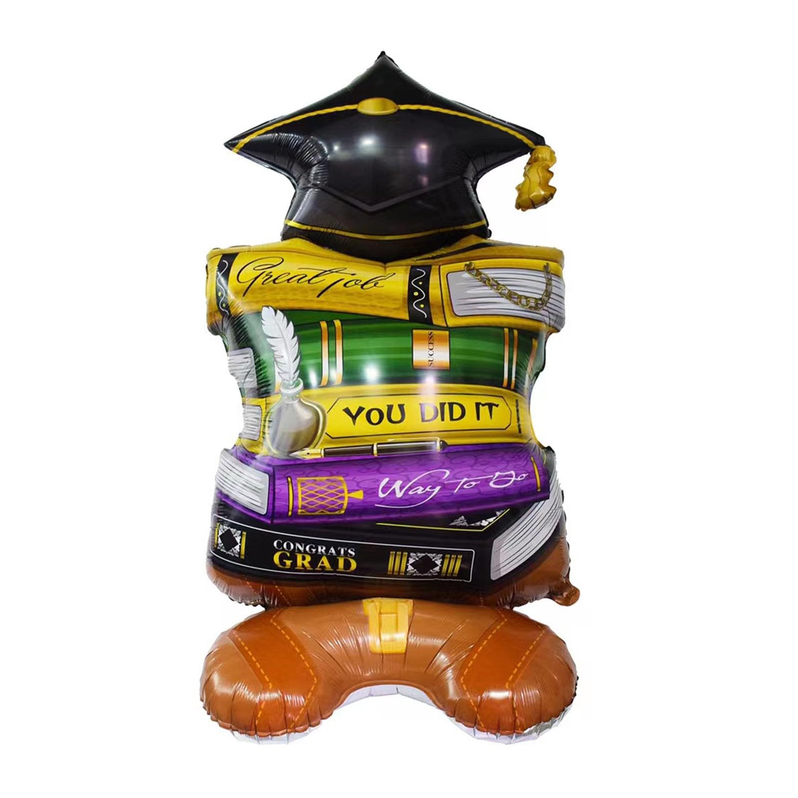 Amazon.com: Soochat Graduation Cap Balloons Standing Graduation Balloon ...