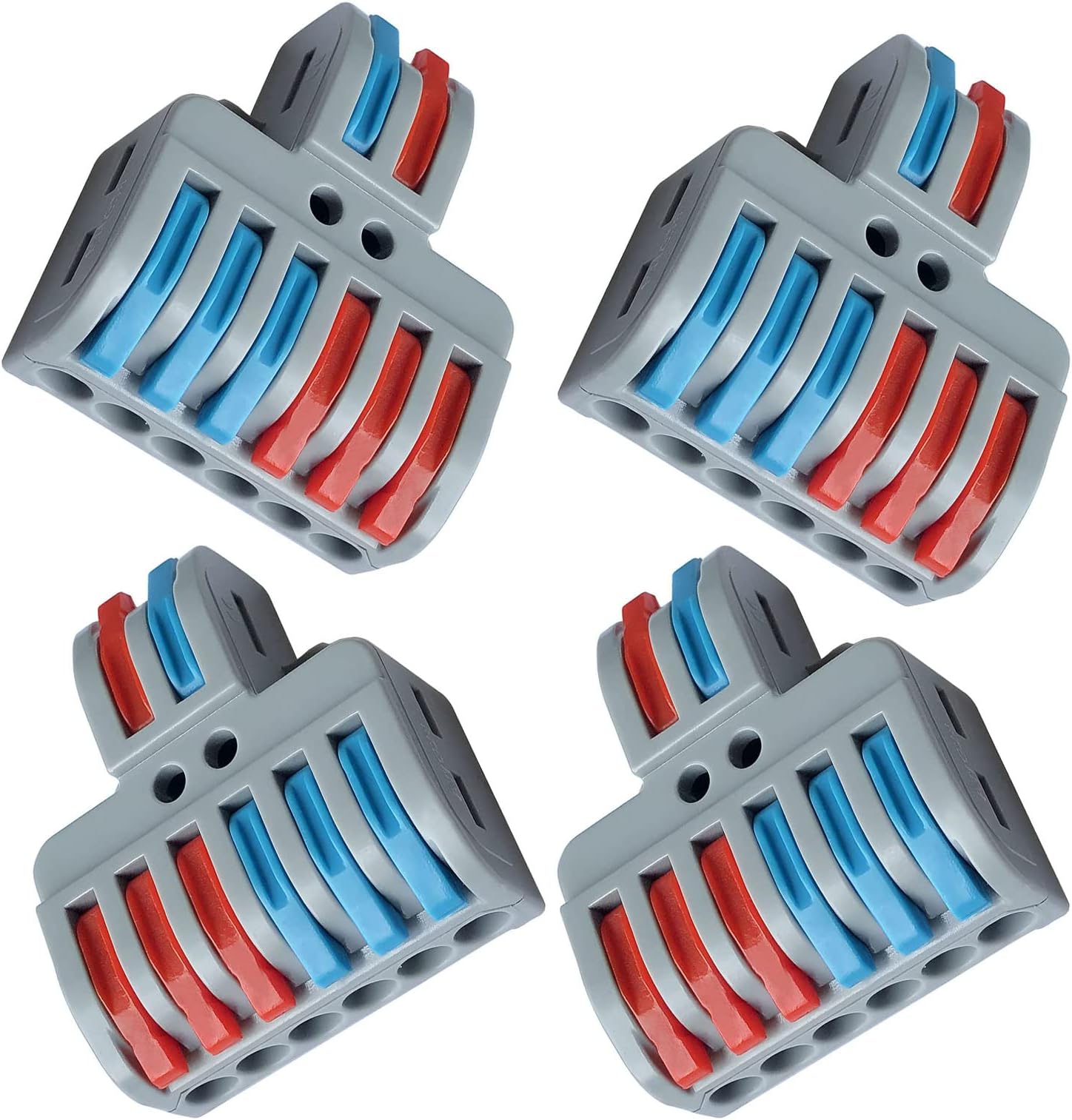 WOODTULA 2 to 6 inline Electrical Connector - Quick Wire Connectors ...