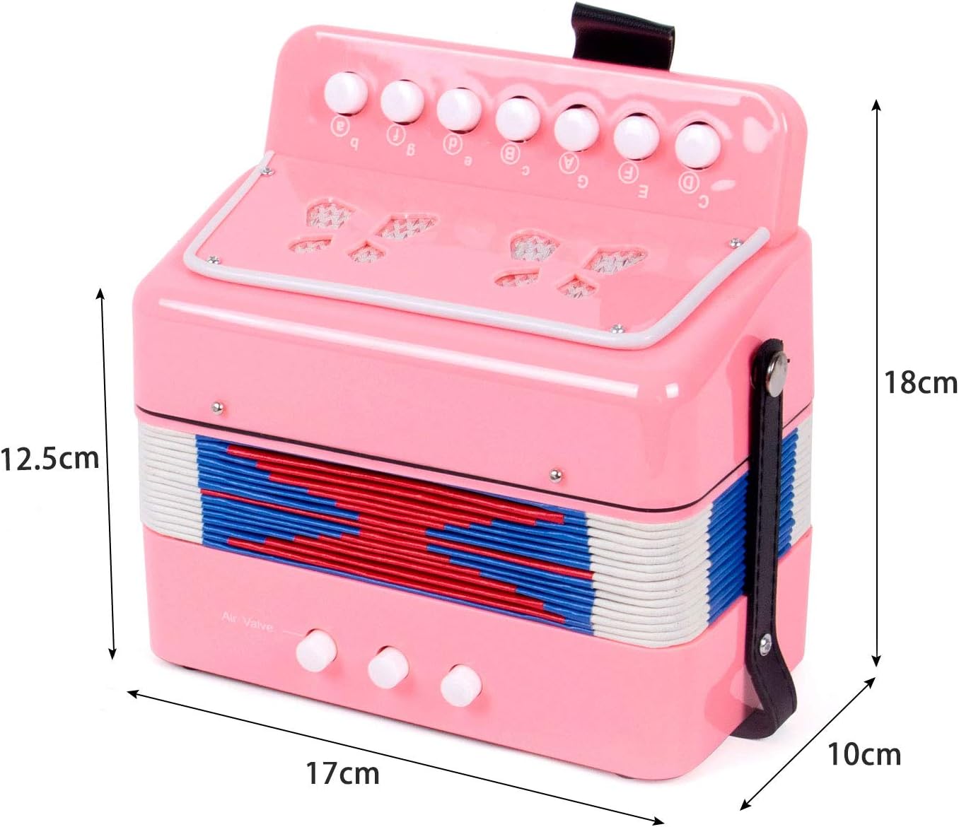 Mini Kids Toy Accordion Musical Instrument - 7 Keys Nepal | Ubuy