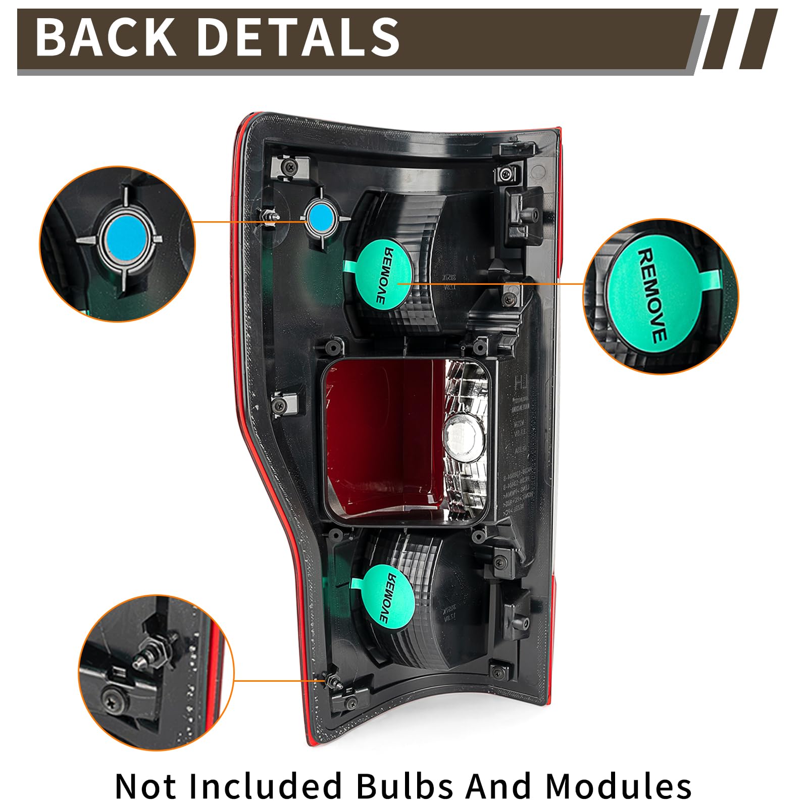 KC3Z13404C Replacement Passenger Side Tail Light Assembly For Ford F250 ...
