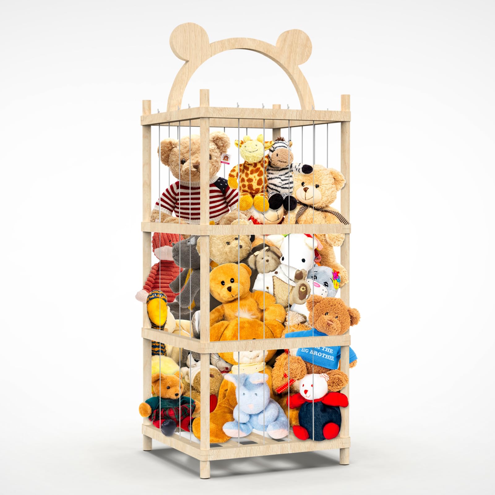 Amazon.com: Ligebul Stuffed Animal Zoo Storage, Large Stuffed Animal ...