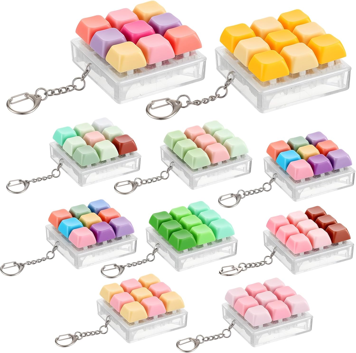 Amazon.com: VioraWhite 10 Pcs Keyboard Fidget Toy Fidget Clicker ...