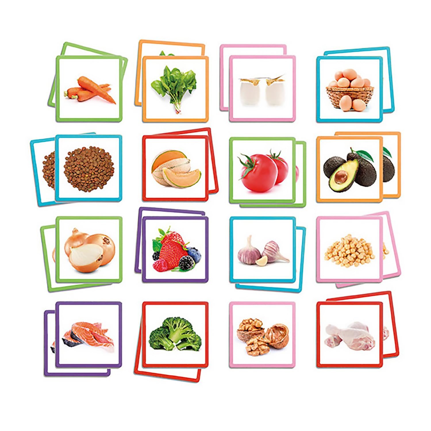 DISEÑO DEL JUEGO : Memory de los alimentos