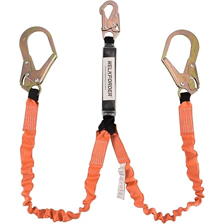 Amazon.com: AFP 6FT Double Leg Internal Shock Absorbing Safety Fall ...