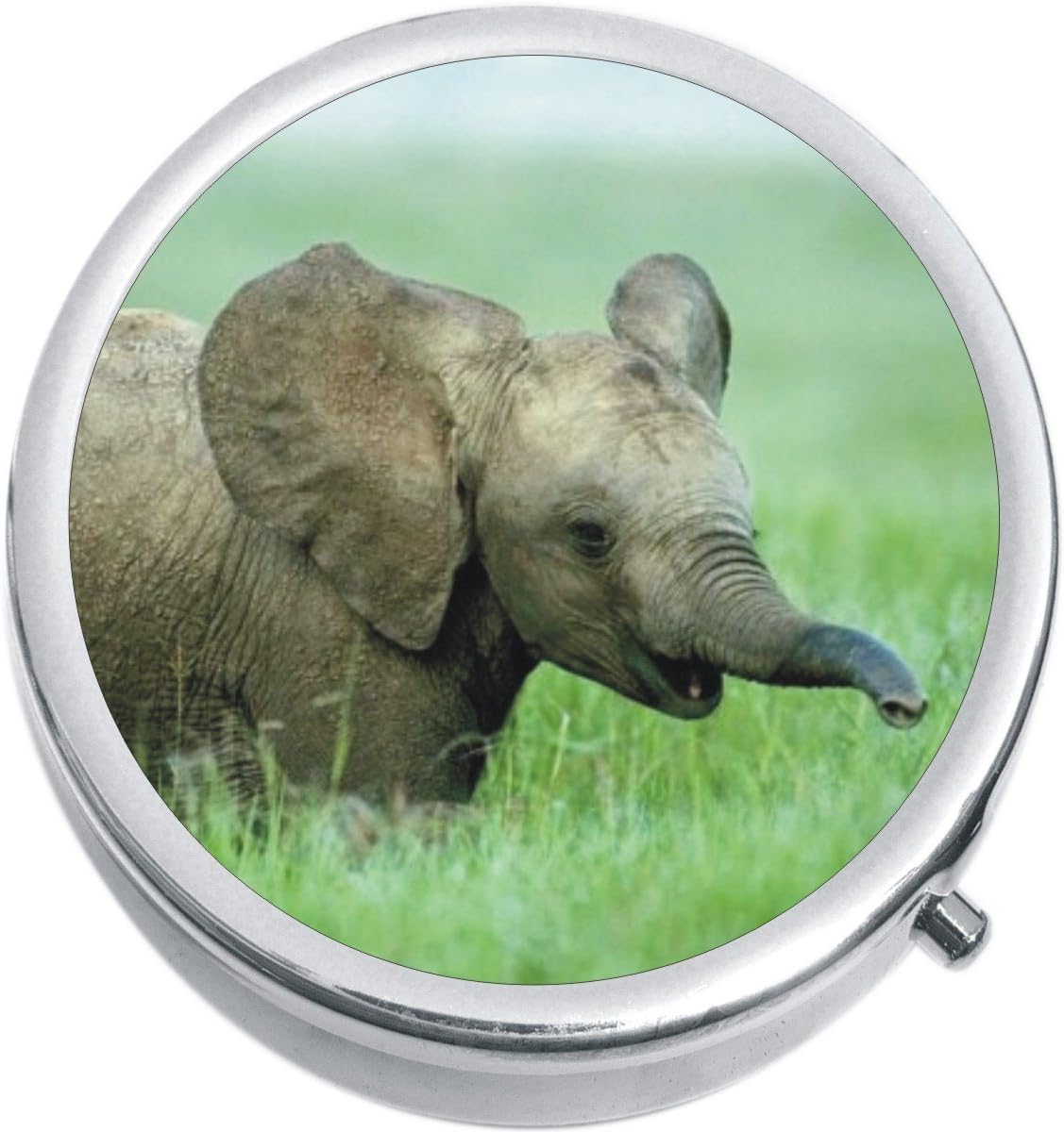 Amazon.com: Baby Elephant Medicine Vitamin Compact Pill Box : Health ...