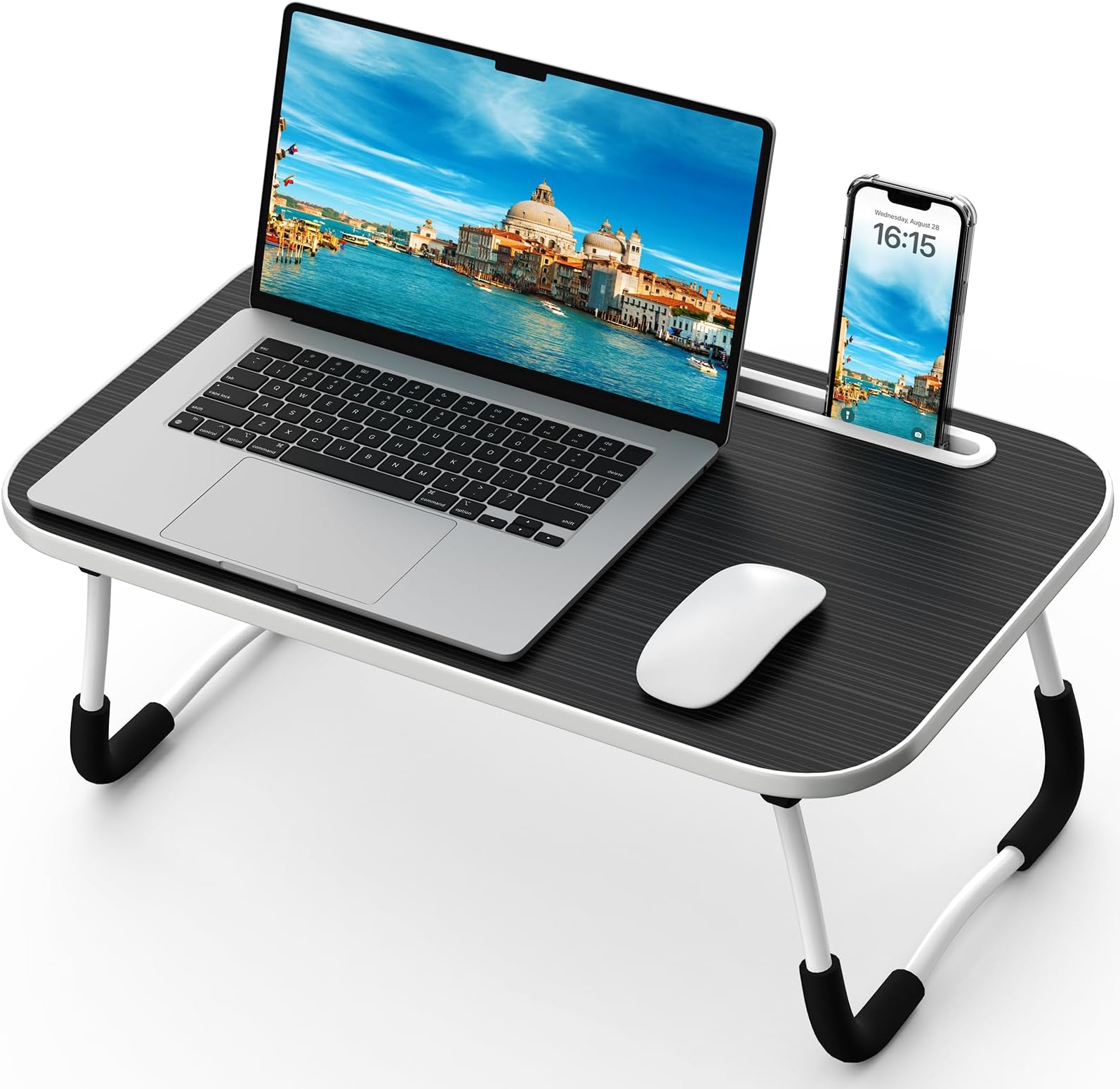 Amazon.com: ZEAPTAC Laptop Bed Desk, Foldable Lap Table, Portable Study ...