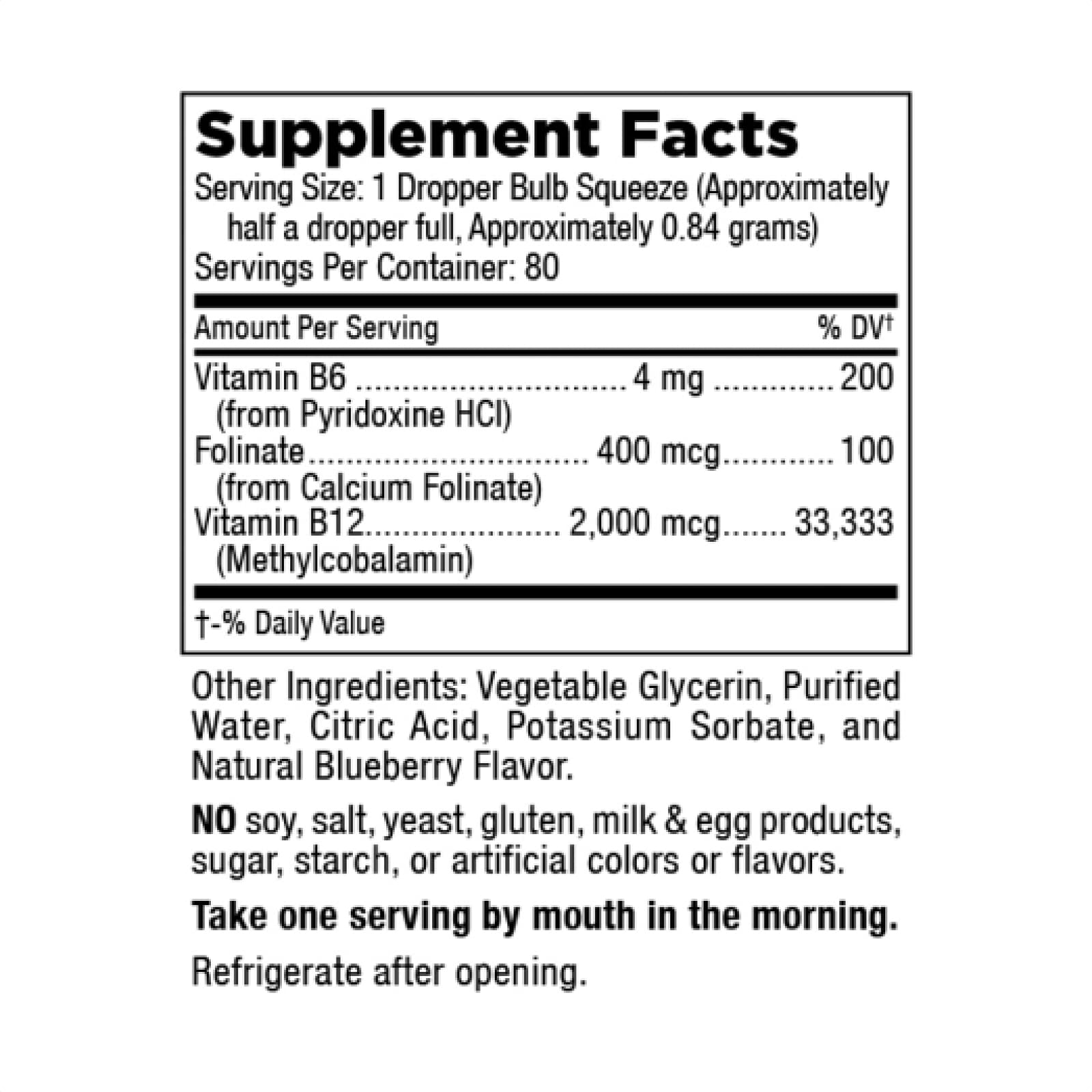Buy Vegan Vitamin B12 Sublingual Drops – 33,333%DV Methylcobalamin (B12 ...
