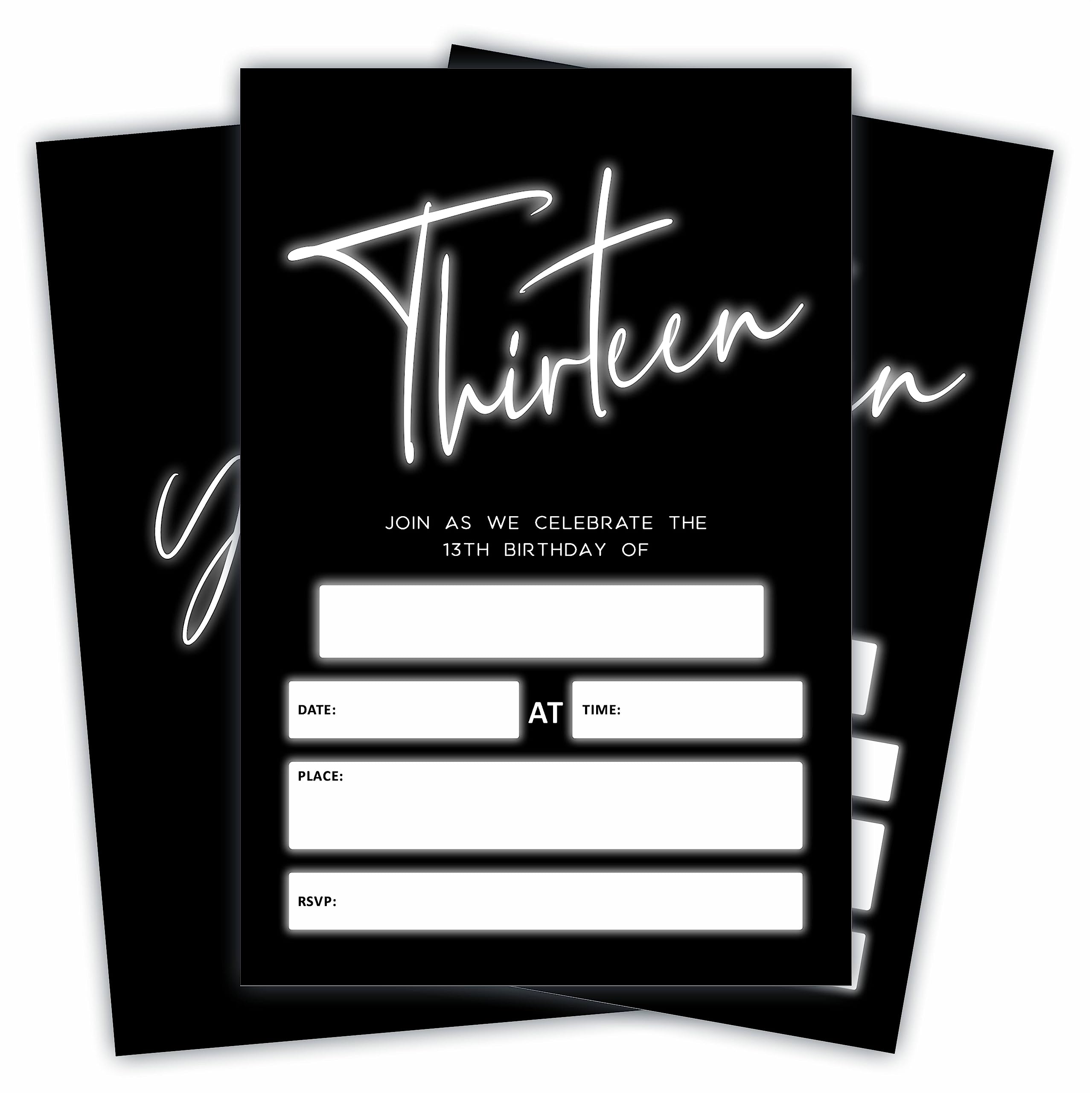 13th Birthday Invitation Templates For Boys Free Birthday Invitation