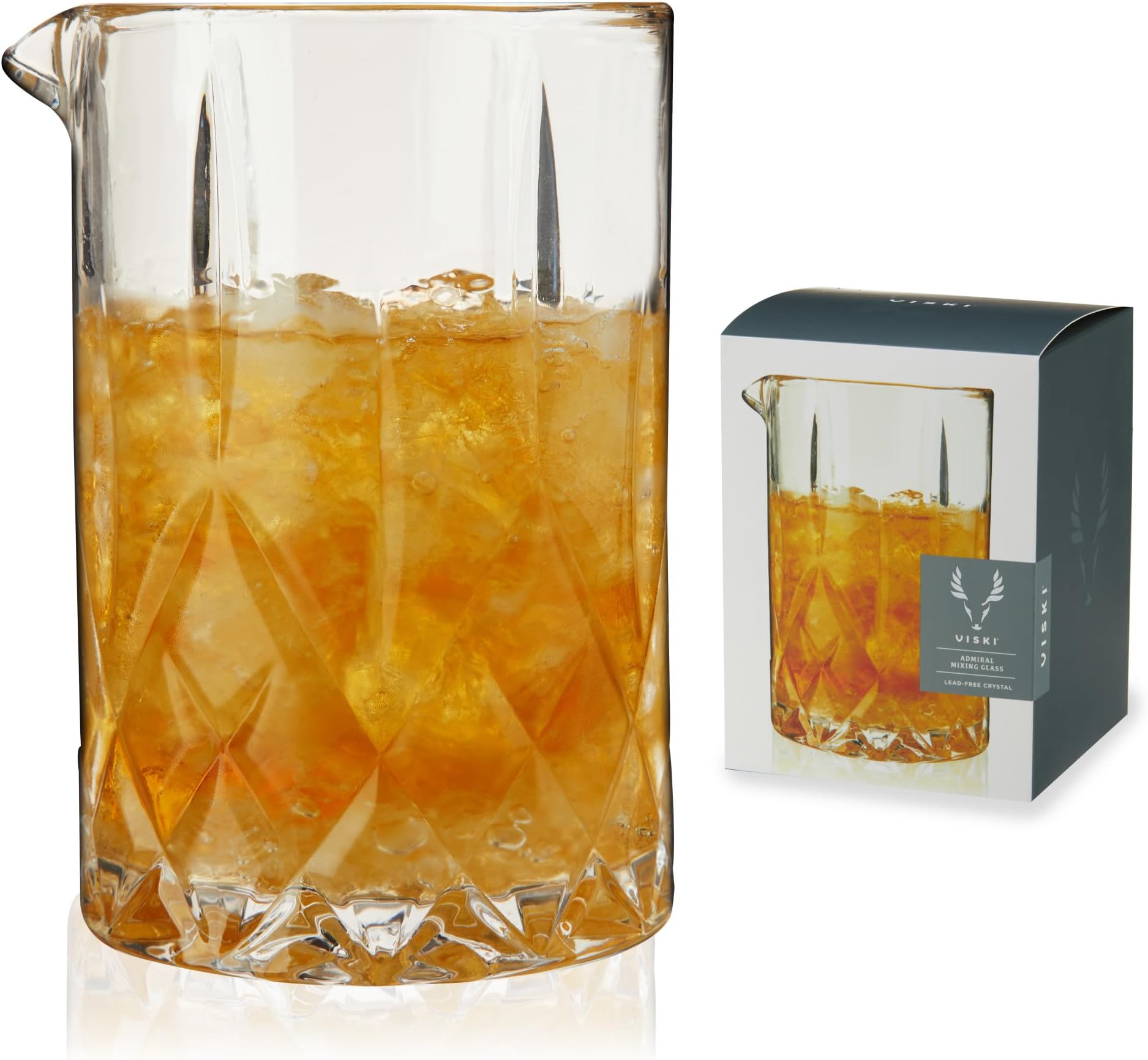 Amazon.com: Godinger Dublin Collection Crystal Mixing Glass Pitcher ...