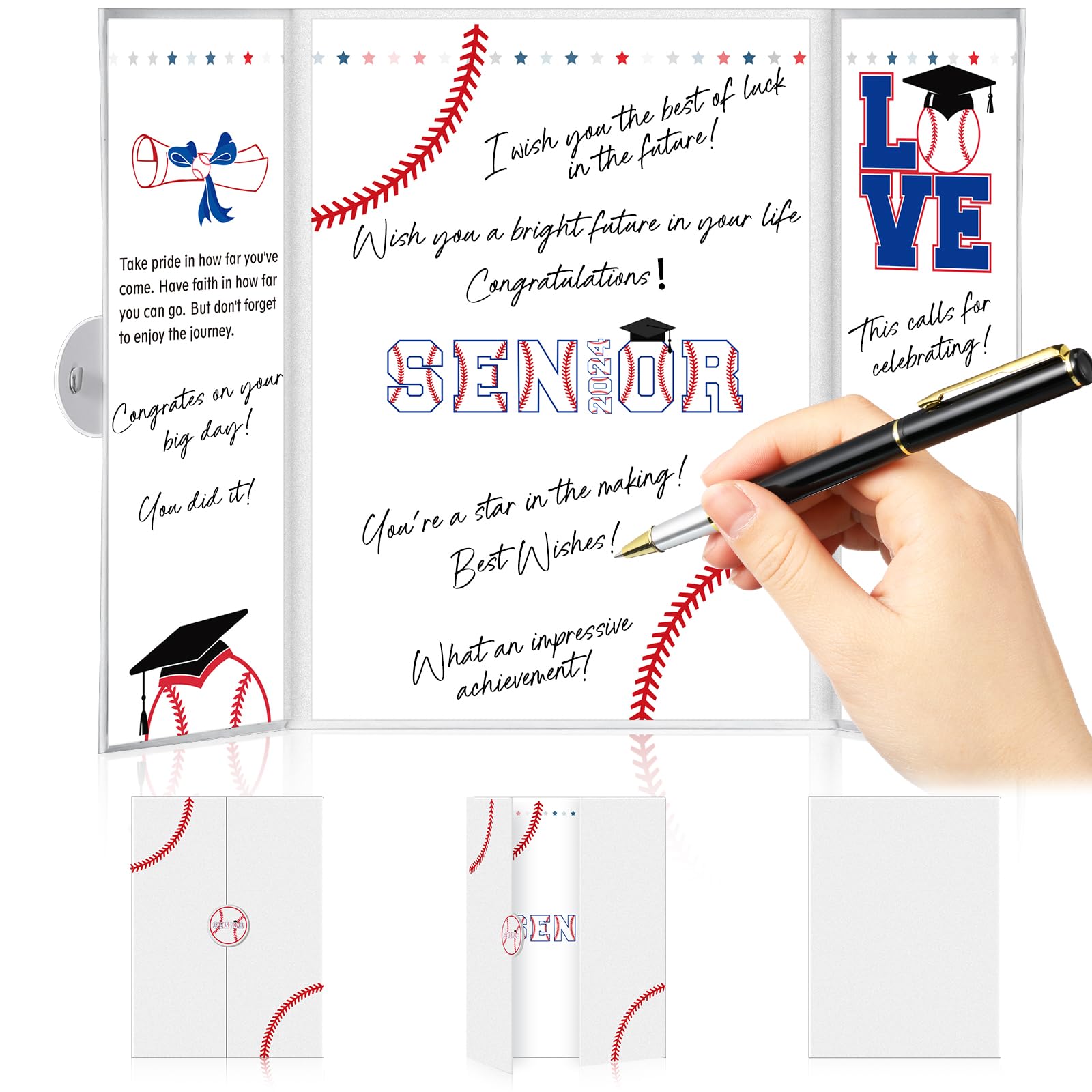 Baseball Player Graduation Cards Veronica Alvarez Named Girls'