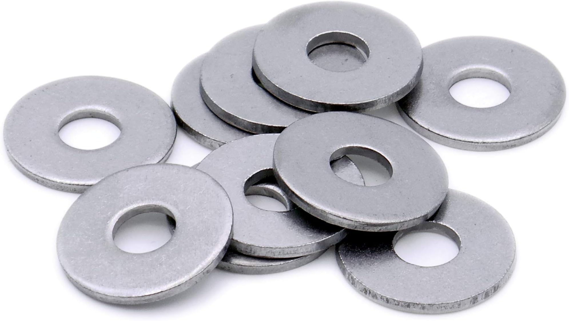 M6 (6mm) Flat Washer (Form G) - Stainless Steel (A2) (Pack of 20 ...