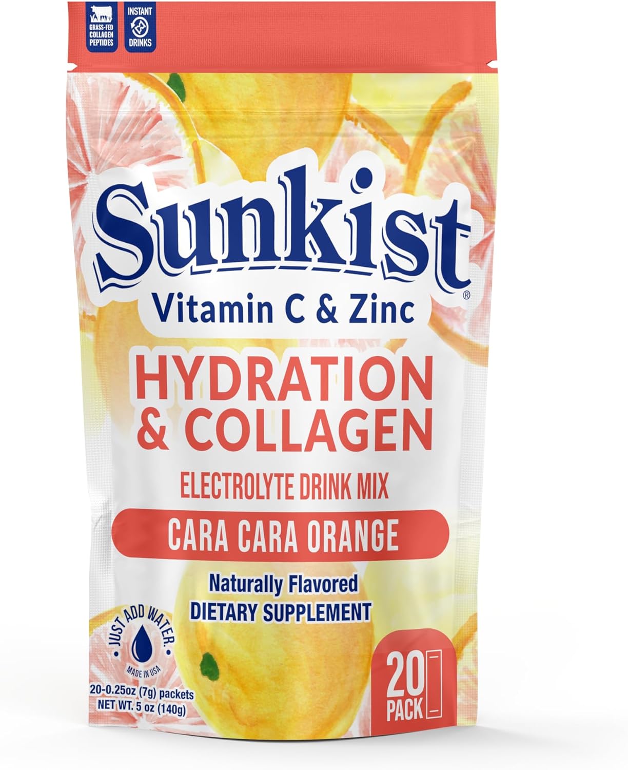 Amazon.com: The Frozen Bean Sunkist Collagen + Hydration Cara-Cara ...