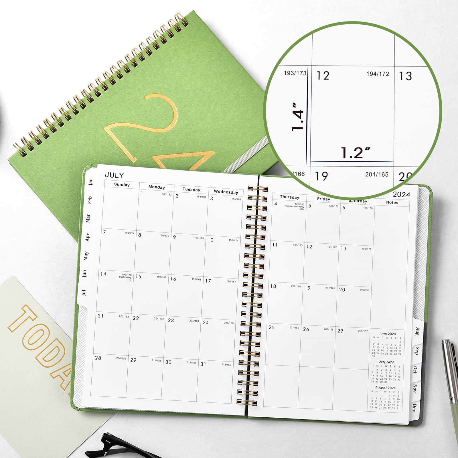 Snapklik.com : 2024 Planner - Weekly Monthly Planner 2024, January 2024 ...