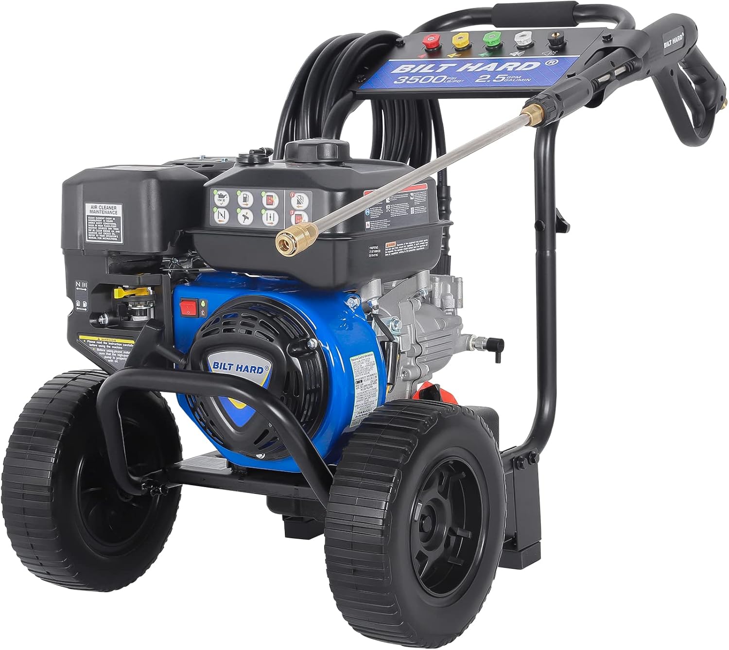 Amazon.com : BILT HARD Gas Pressure Washer, 2.5 GPM 3300 PSI Axial Pump ...