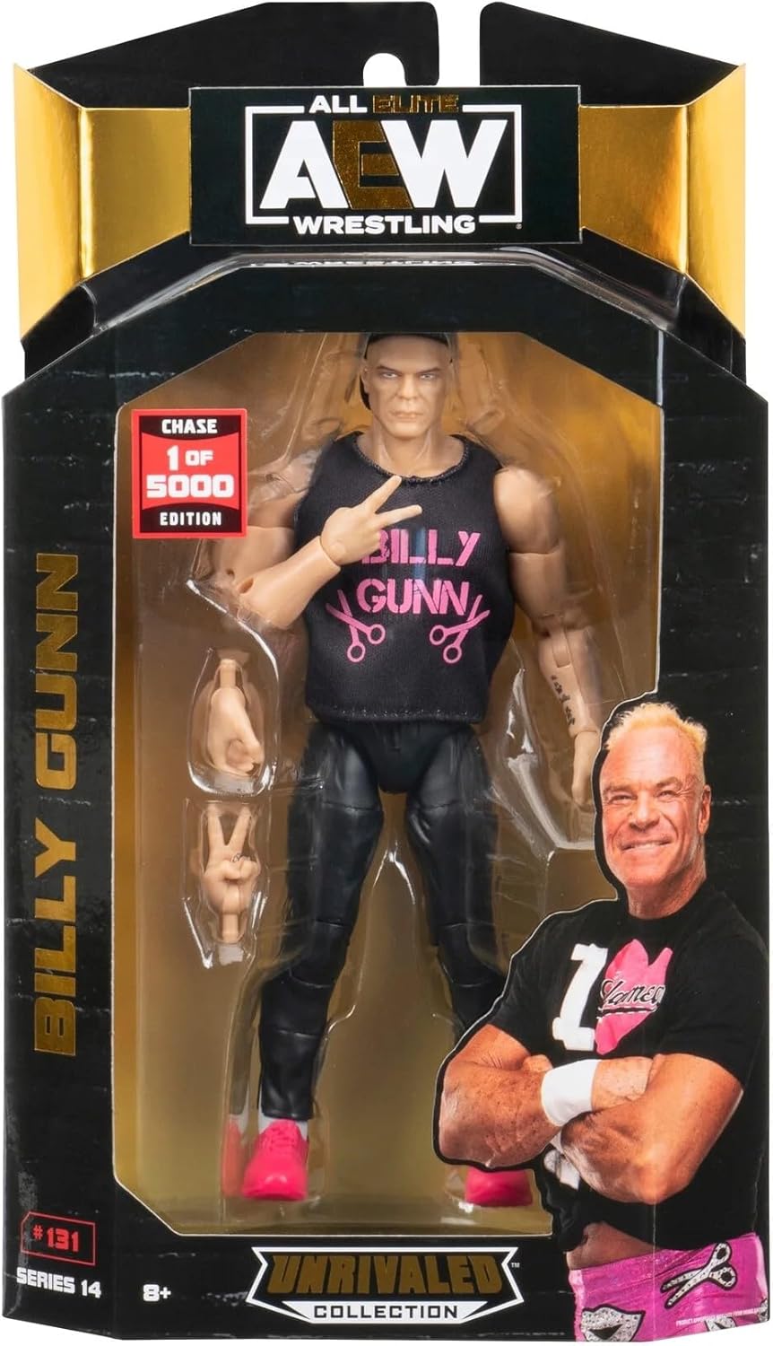 Amazon.com: Jazwares AEW Billy Gunn Unrivaled Collection #131 Series 14 ...