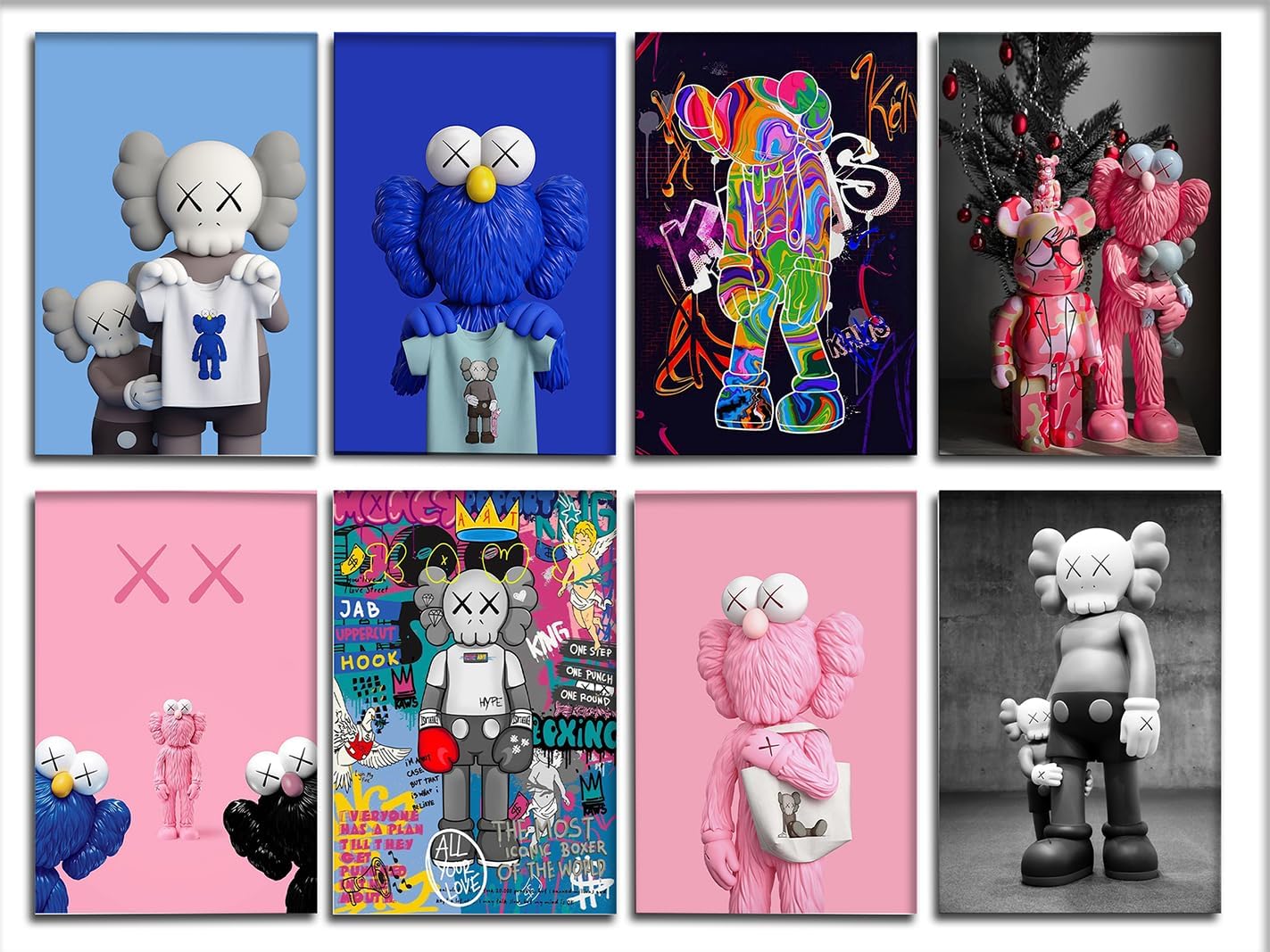 Amazon.com: FOTN Transform your room with cute Kaw wall art canvas ...