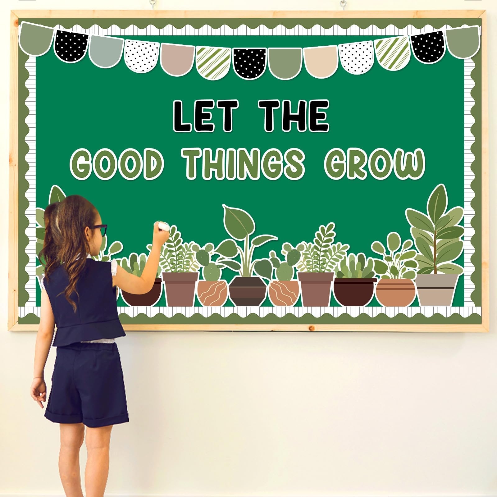 Snapklik.com : ZOiiWA Summer Potted Plant Bulletin Board Set Summer ...