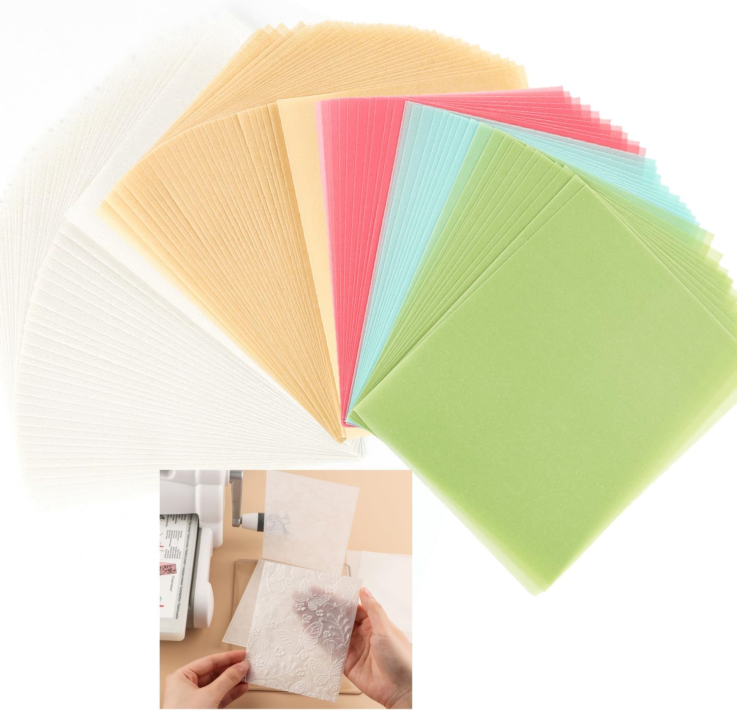 Amazon.com: BAOFALI 90 Sheets/Set Translucent Vellum Paper,Frosted ...