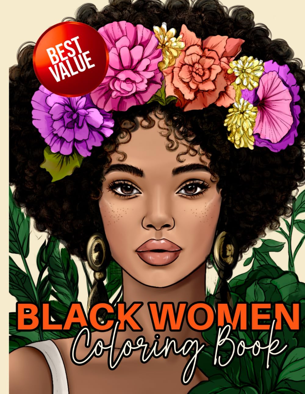Amazon.com: Black Women Coloring Book: 40 Coloring Pages of Black ...