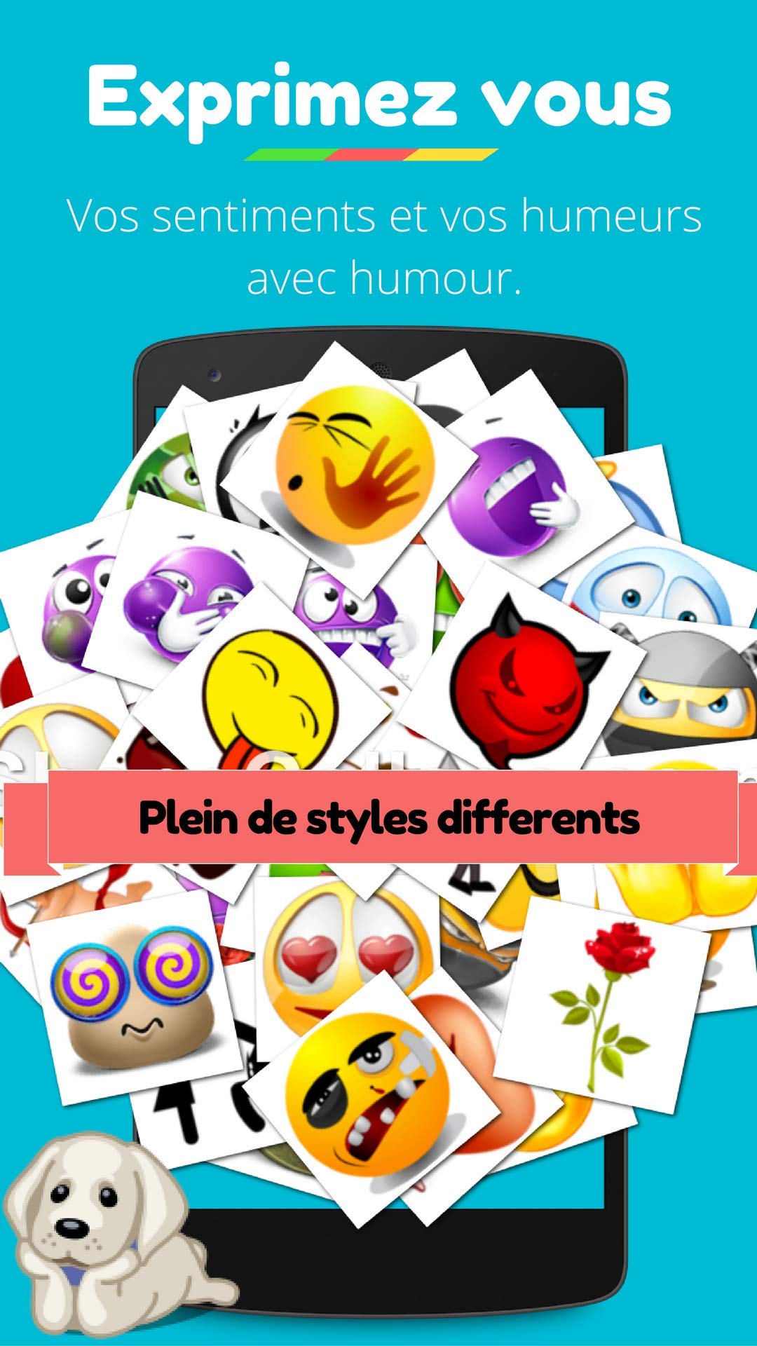 WhatSmiley Super fun smileys - Application sur Amazon Appstore