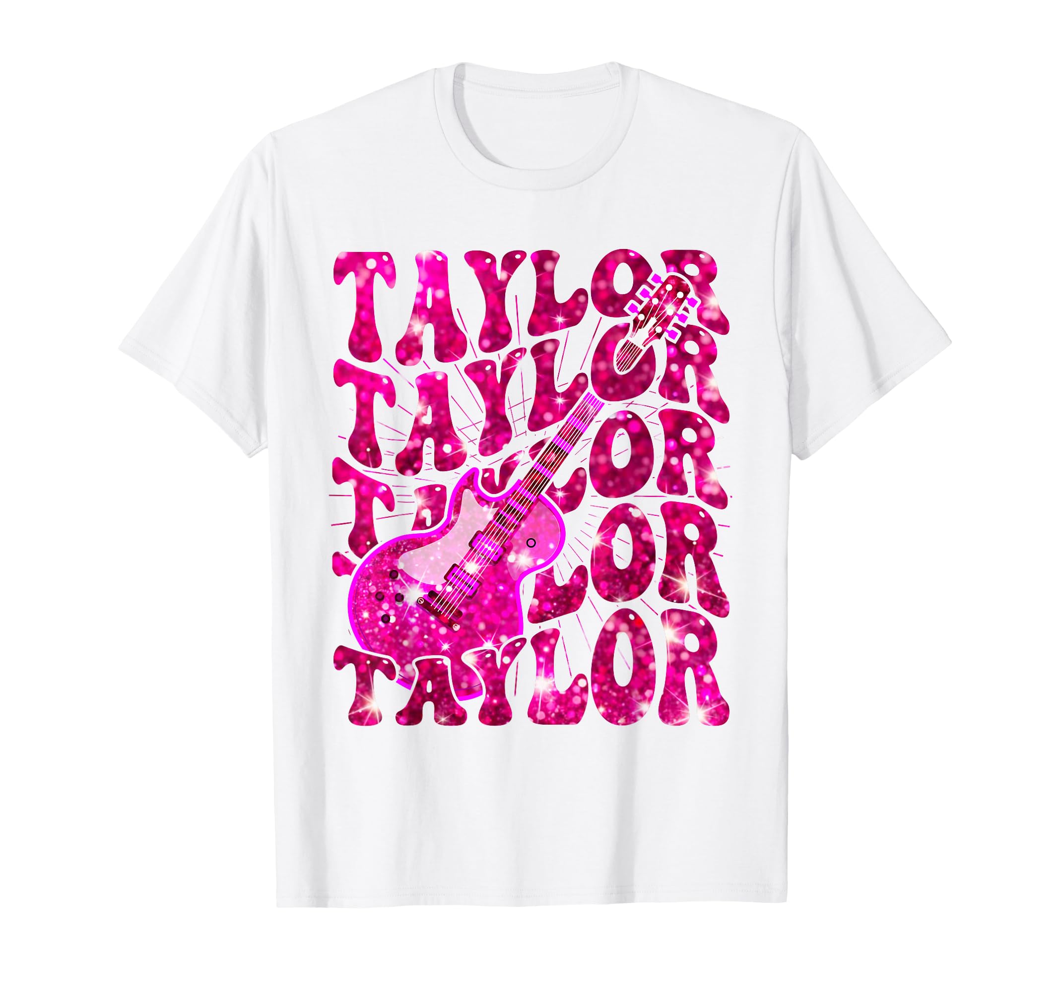 Amazon.com: Girl Retro Taylor First Name Personalized Groovy 80's T ...