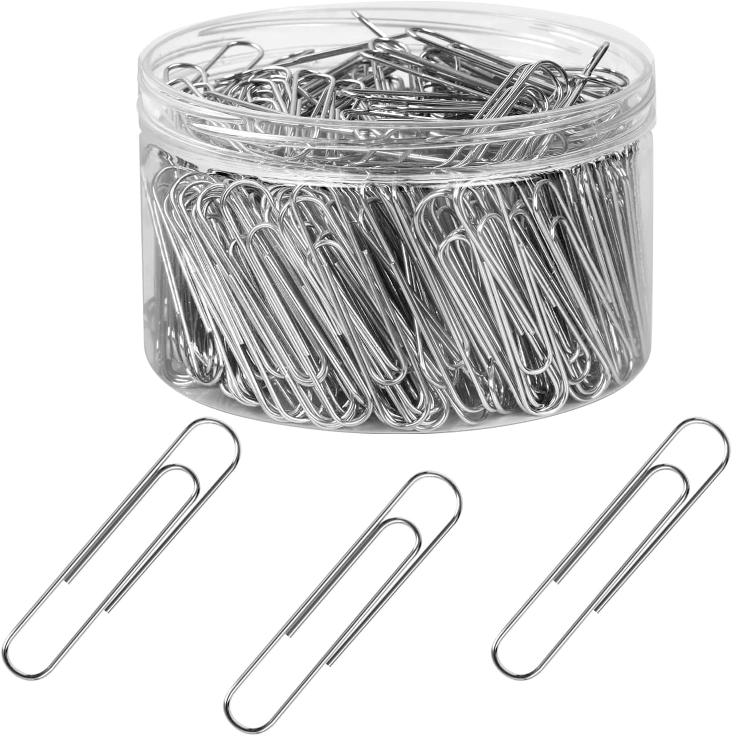 Amazon.com : Universal Nonskid Paper Clips, Wire, Jumbo, Silver-100 ct ...
