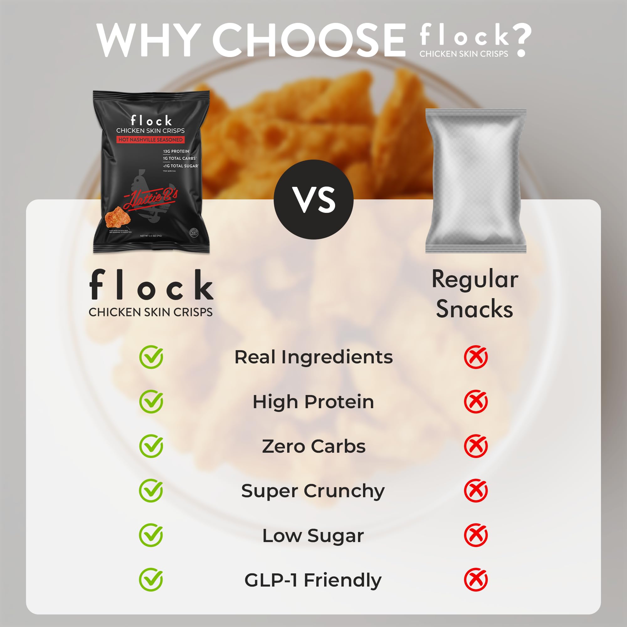 Snapklik.com : Flock Keto Chicken Skin Chips Hattie Bs Nashville Hot ...