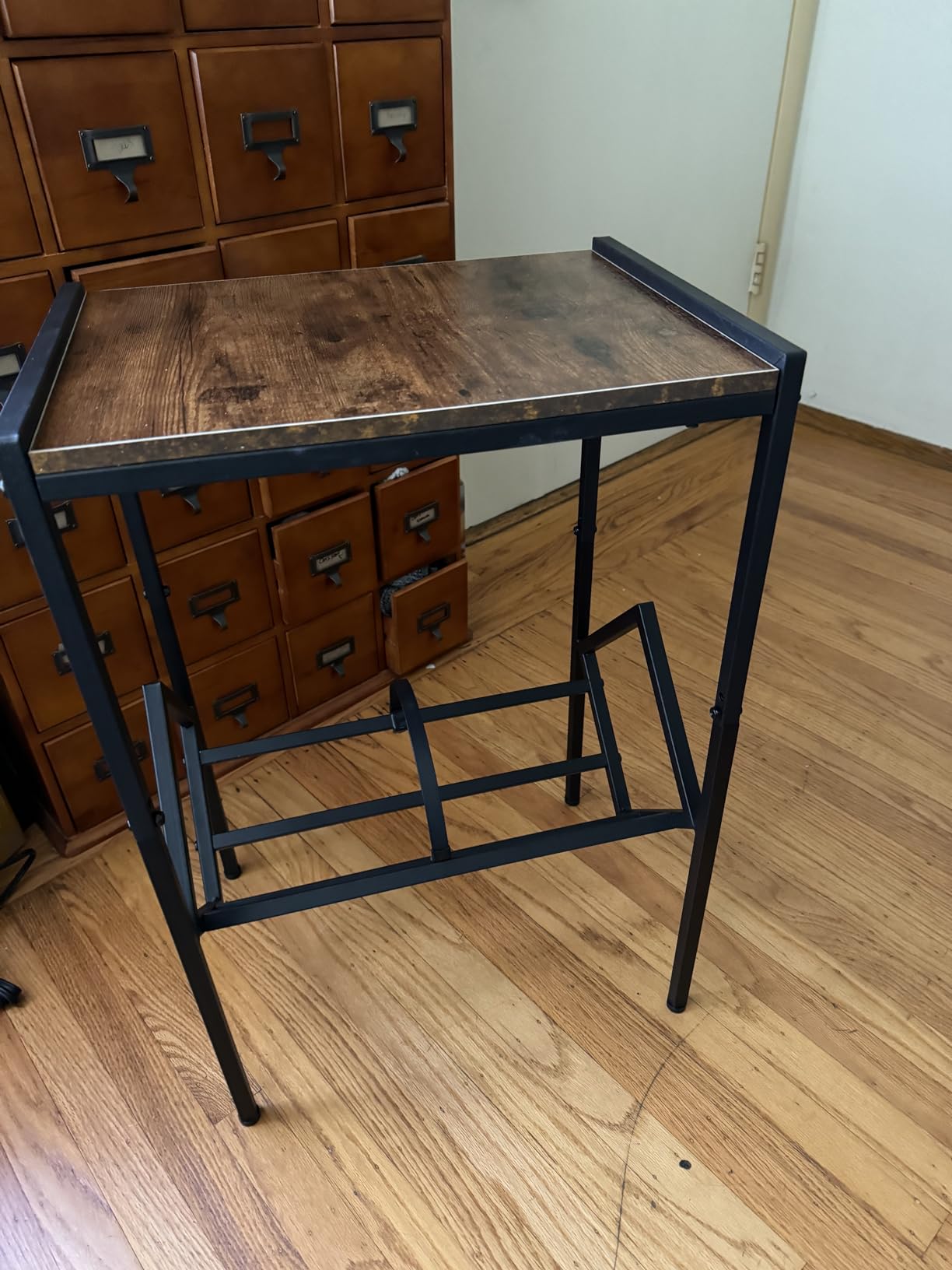 Amazon.com: 2-Tier Record Player Stand with Vinyl Record Storage with ...