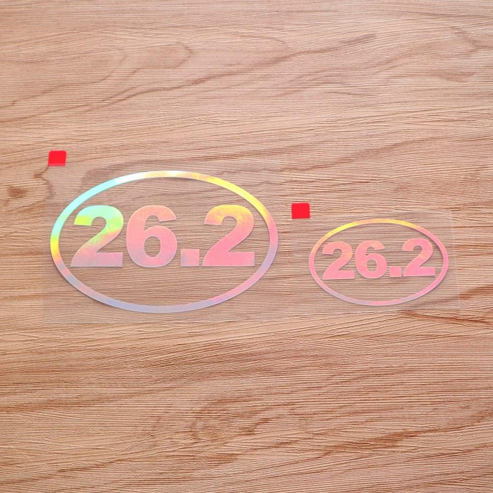 Amazon.com - 26.2 Marathon Run Oval Runner Sticker Decal Vinyl - 2 Pack ...