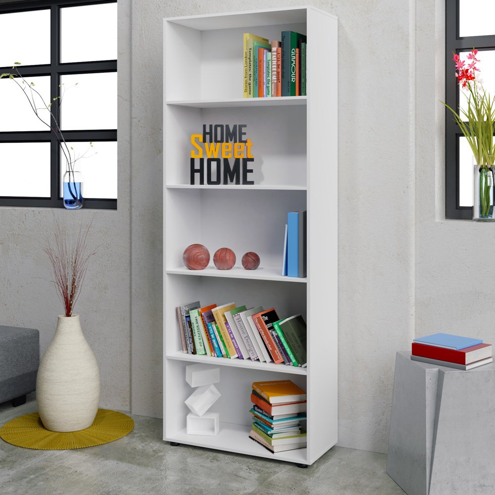 Buy CS Schmal® Trio Bookcase Large Bookshelf High Shelf Shelving Unit ...