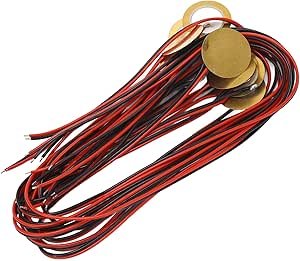 Amazon.com: 27mm Piezo Discs with Wire 12PCS, Piezo Disc Transducer Sensor for Guitar Drum ...