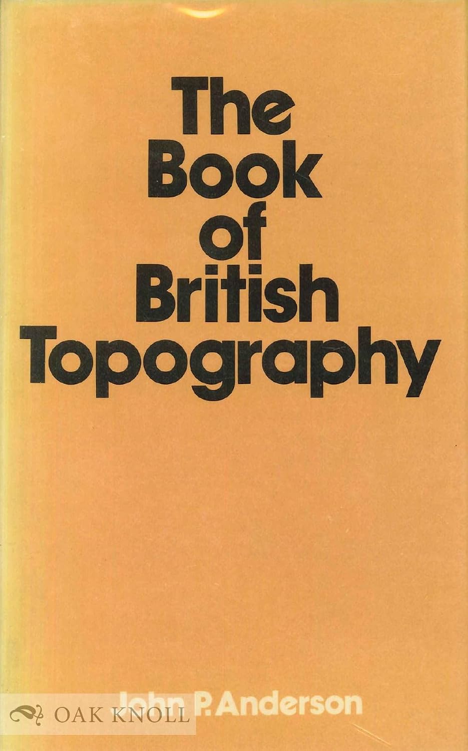 Book of British Topography: Anderson, John: 9780715811580: Amazon.com ...