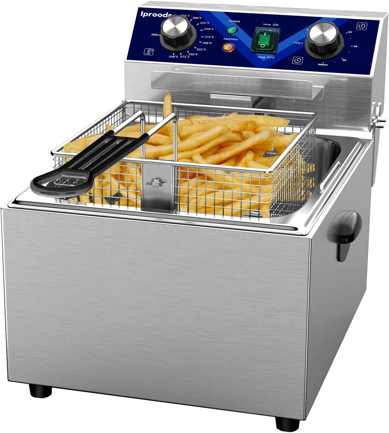 Amazon.com: Waring WDF75RC Countertop Fryer - Electric 8-1/2 lb. Oil ...