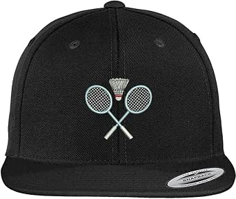 Trendy Apparel Shop Badminton Equipment Embroidered Flat Bill Snapback ...