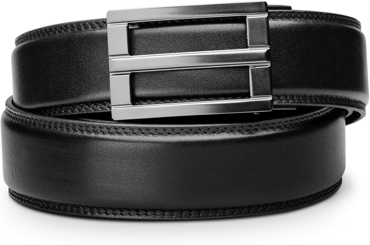 KORE Men’s Full-Grain Leather Track Belts | “Excel” Alloy Buckle at ...