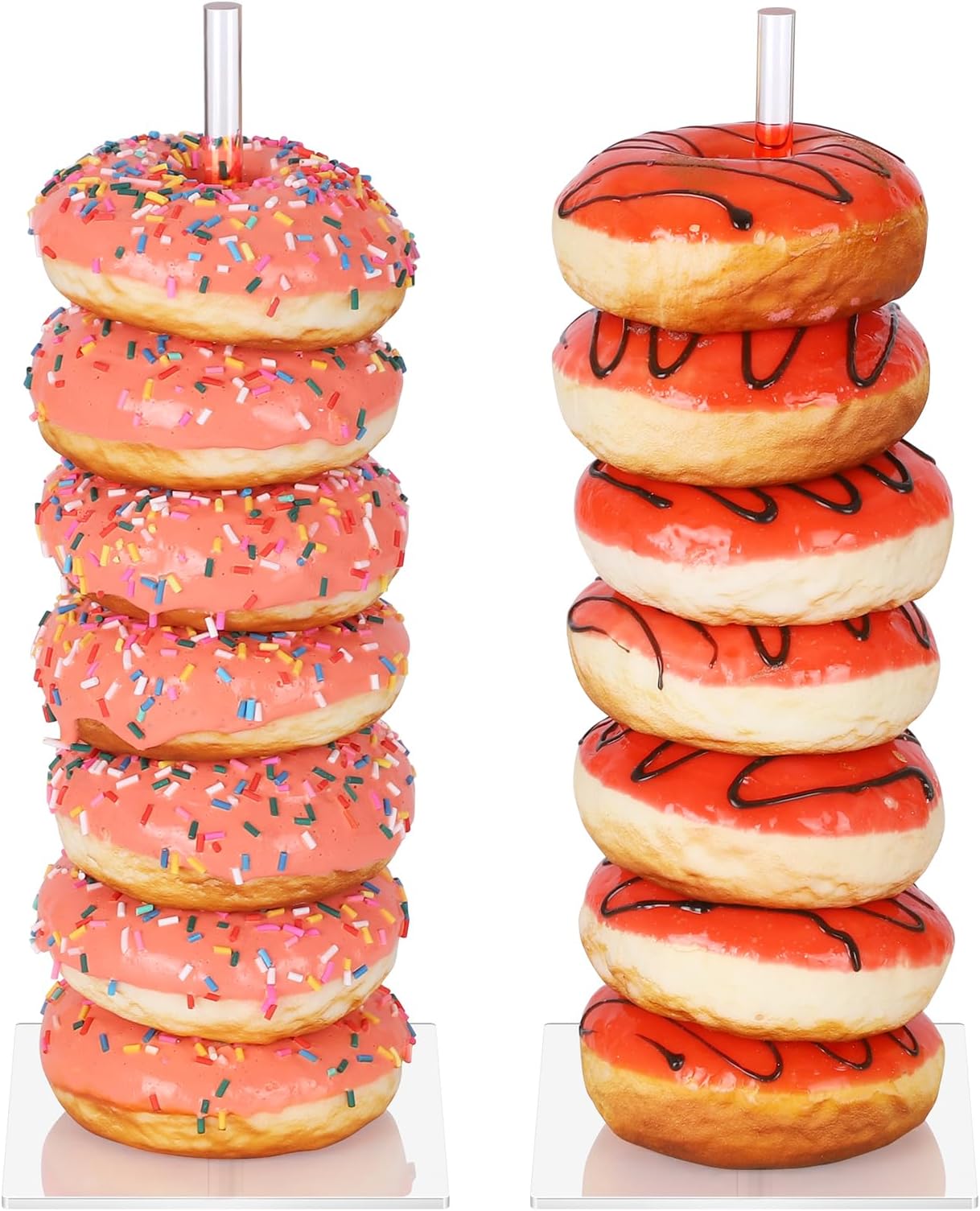 Amazon.com: Honeydak 2 Pack Donut Display Wall Stand for Dessert Table ...