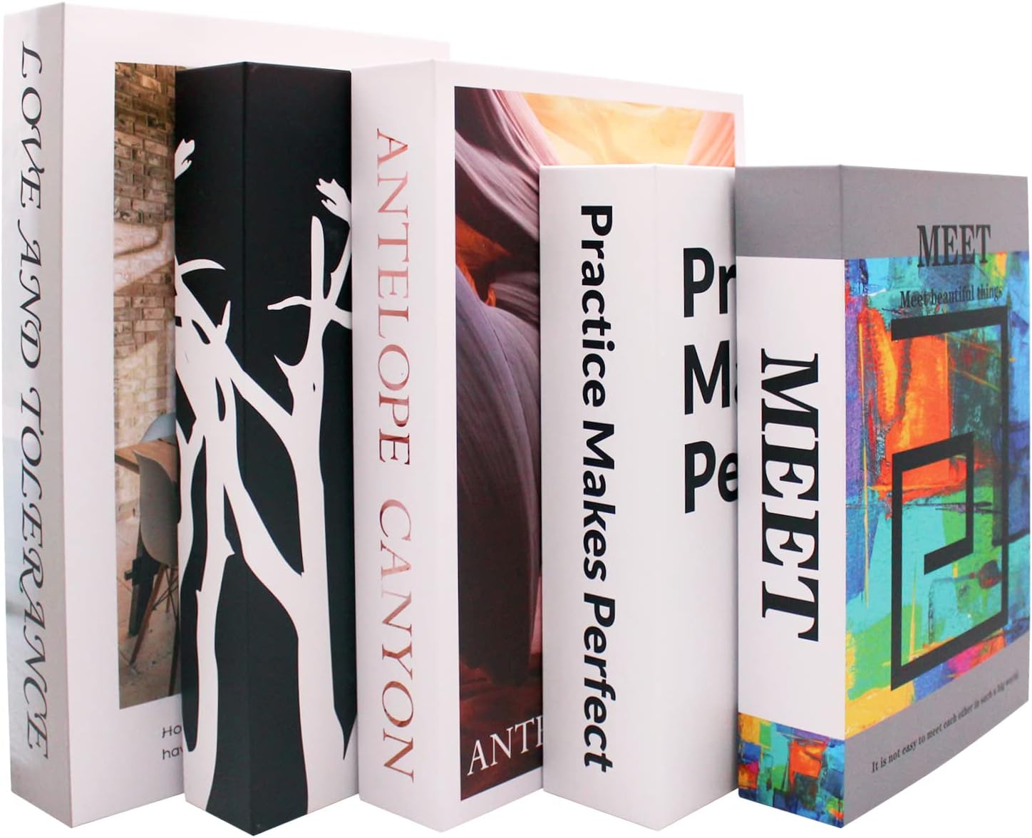 Amazon.com: Preppy Decorative Books Fake Books Preppy Book Decor for ...