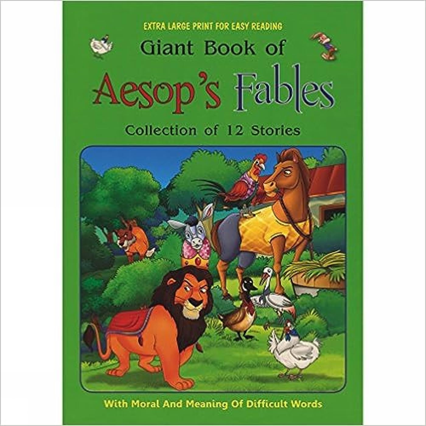 Giant Book of Aesop's Fables - Collection of 12 Stories: 9789350495582 ...